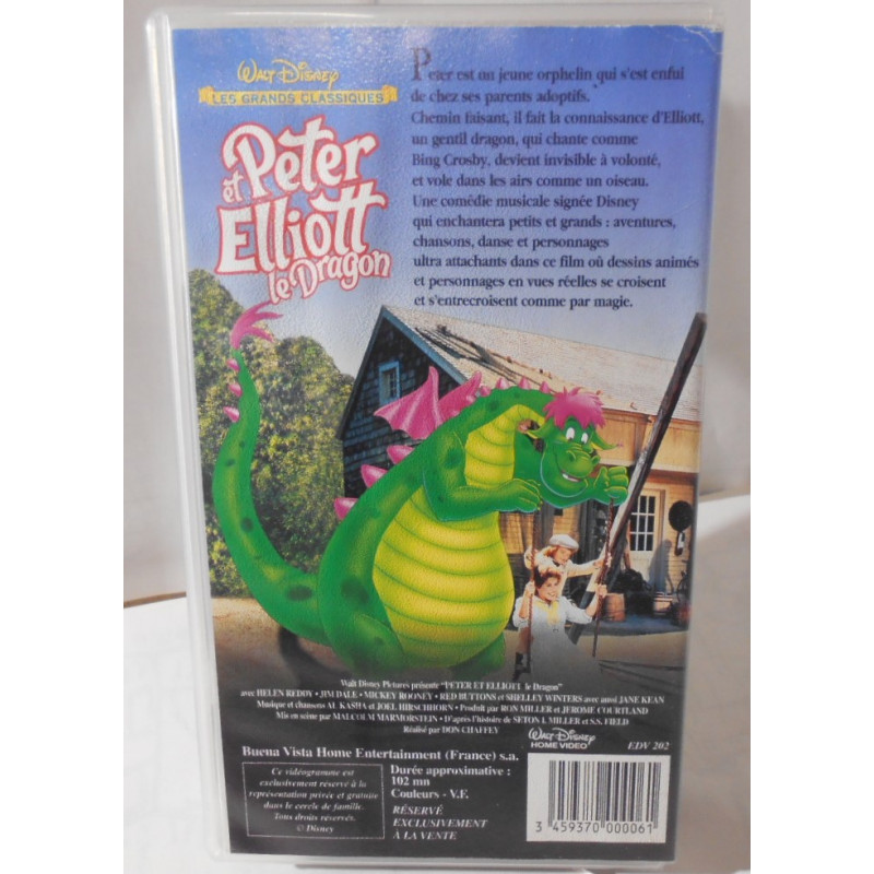 VHS Walt Disney (Peter et Elliott le dragon)