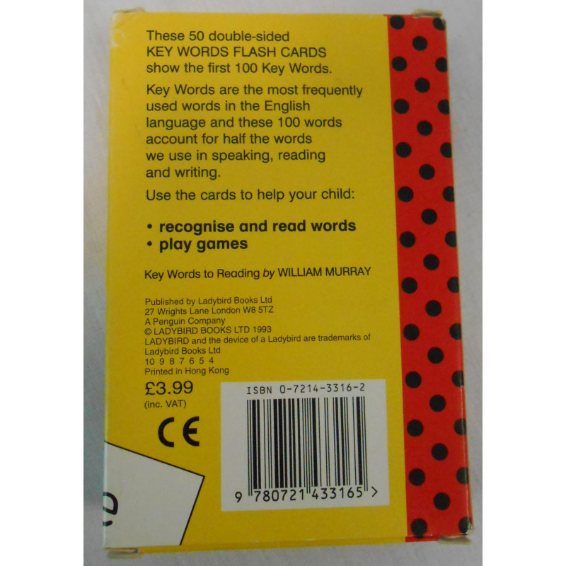 Flash Cards 100 Key words