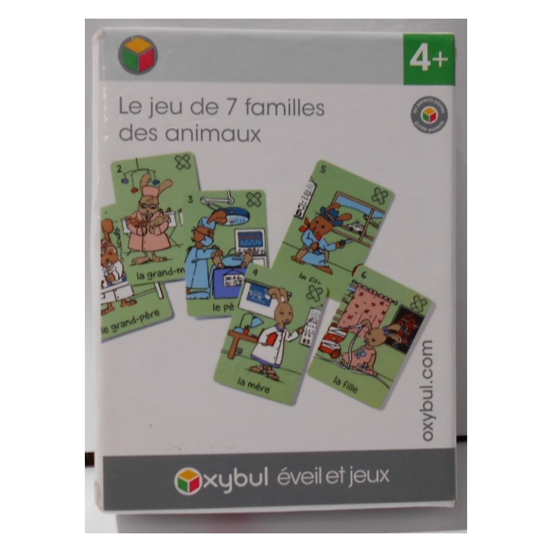 Le jeu de 7 familles des animaux